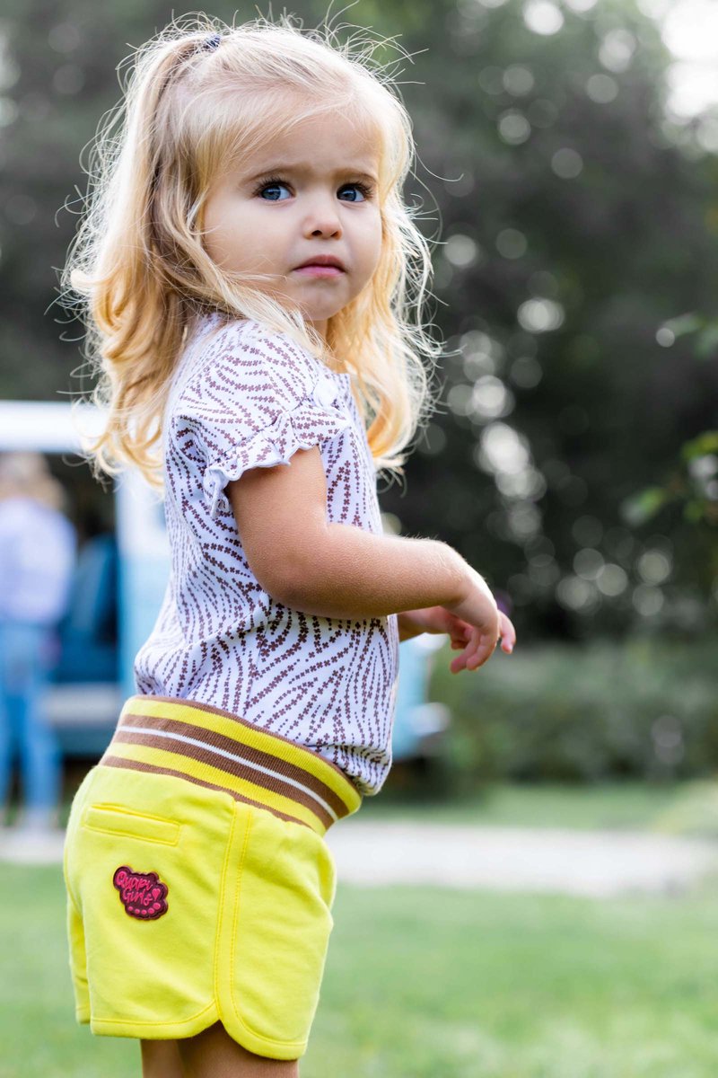 Quapi meisjes short NURIA Yellow Bright | bol