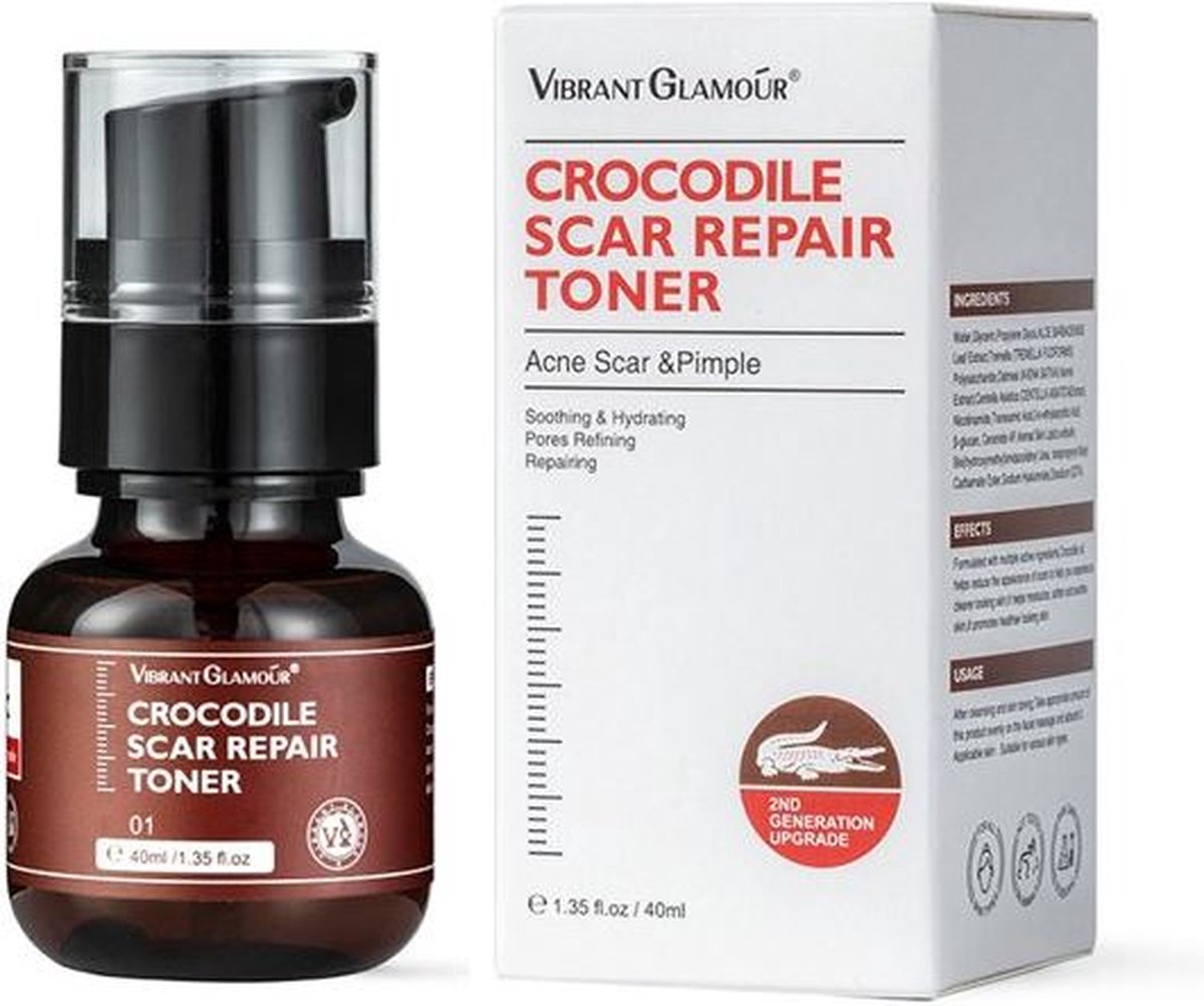 VIBRANT GLAMOUR Crocodile Scar Removal Toner - litteken Verwijderen ...