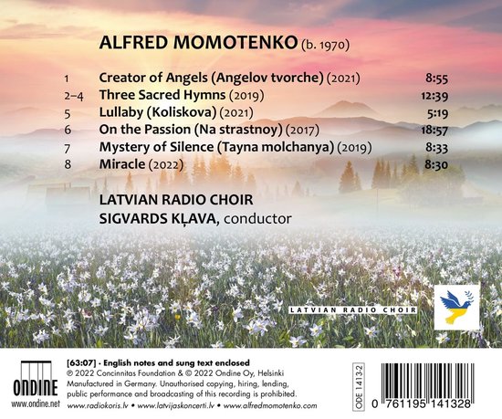 Latvian Radio Choir, Sigvards Kjava - Creator Of Angels (Choral Works ...