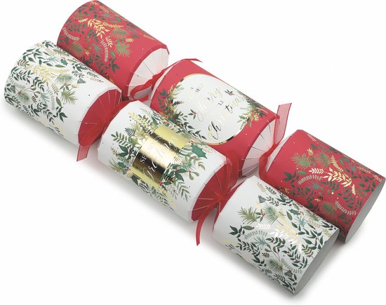 Tom Smith Traditional Foliage Christmas Cracker 6pk | bol