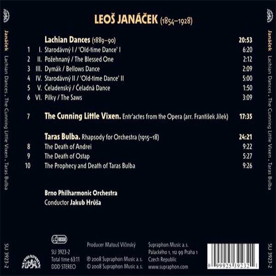 Brno Philharmonic Orchestra, Jakub Hrusa - Janácek: Taras Bulba/Lachian Dances/The... | bol.com