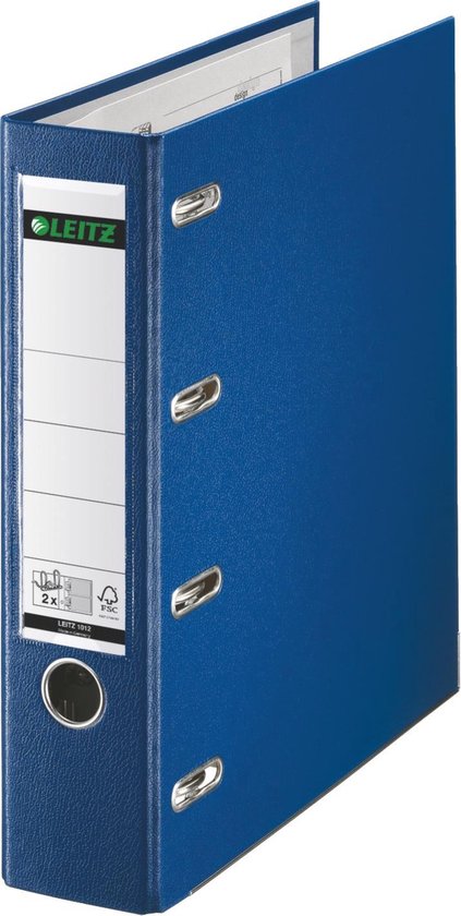 Ordner A4 Breed Dubbel Leitz 1012 Blauw | bol