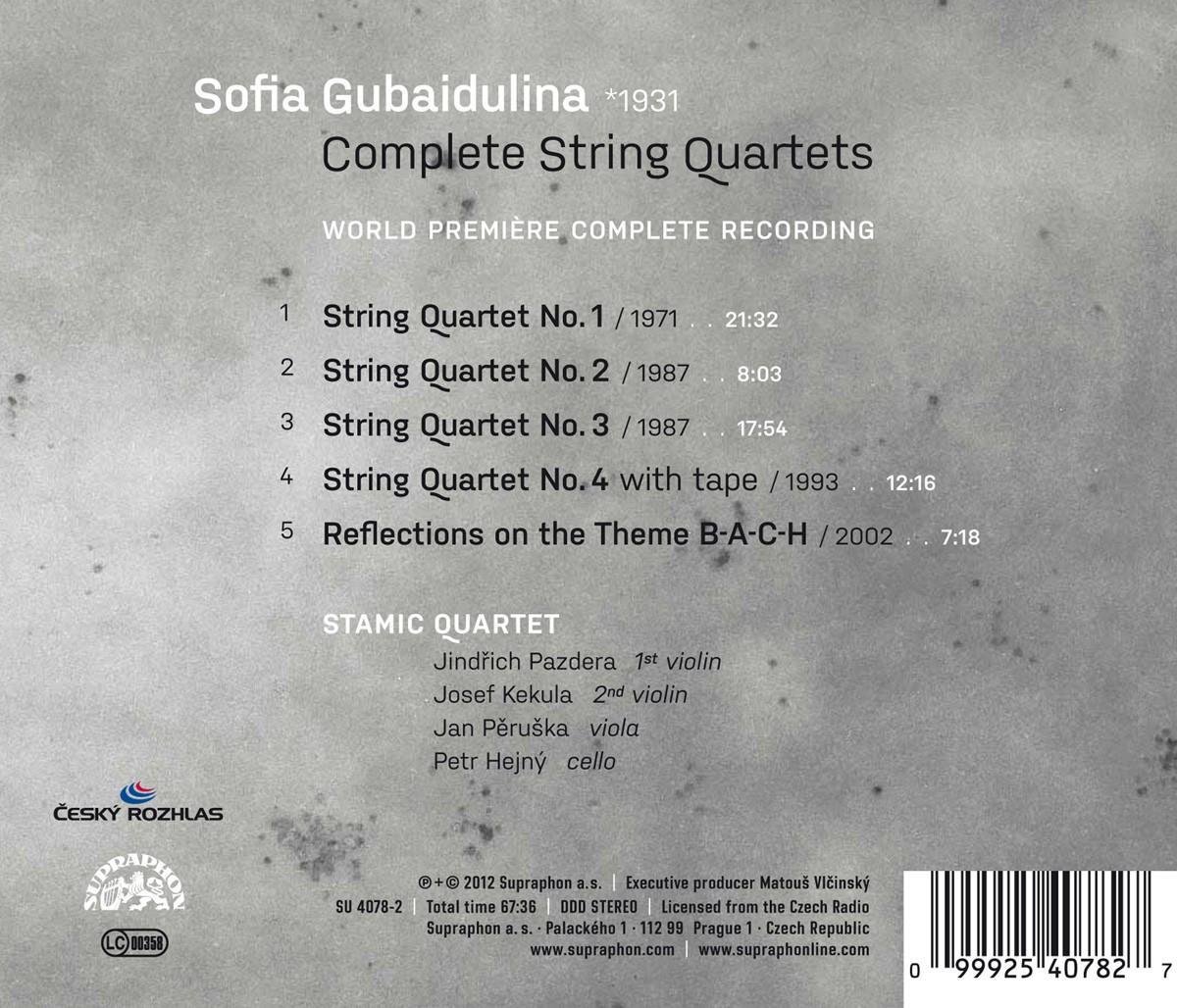 Stamic Quartet - Gubaidulina: Complete String Quartet (CD), Stamic Quartet | Muziek | bol.com