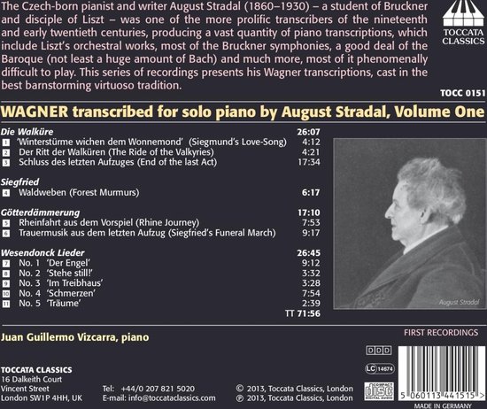 Juan Guillermo Vizcarra - Wagner Transcribed For Solo Piano By August ...