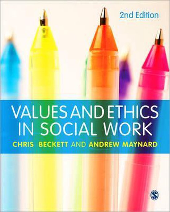 Values and Ethics in Social Work, Beckett, Chris | 9781446203200 ...