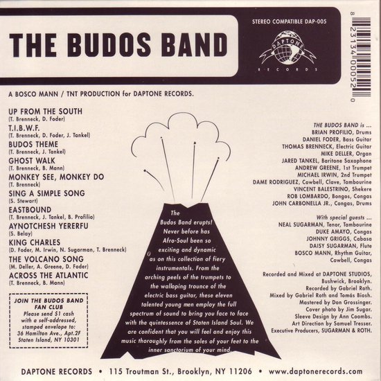 Budos Band, Budos Band | Muziek | bol