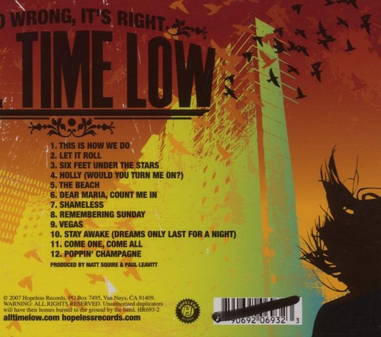 So Wrong, Its Right, All Time Low | Muziek | bol