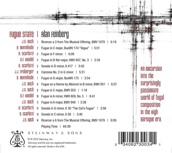 Alan Feinberg - Fugue State (CD), Alan Feinberg | Muziek | bol.com