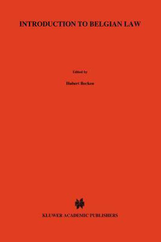 Introduction to Belgian Law, Hubert Bocken | 9789041114563 | Boeken ...
