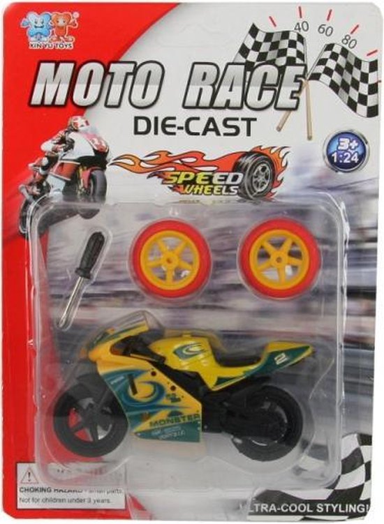 Speelgoed motor geel | bol.com