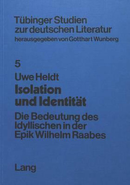 Isolation Und Identitaet, Uwe Heldt | 9783820464047 | Boeken | bol