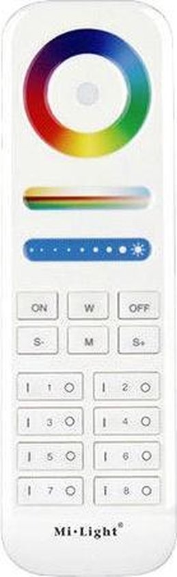 Mi light Afstandsbediening - 8 groepen - RGB+ DUAL WHITE | bol.com