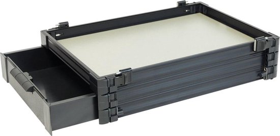 Rive F2 Tray 30 + 1 Side Drawer 60 | Black | bol.com