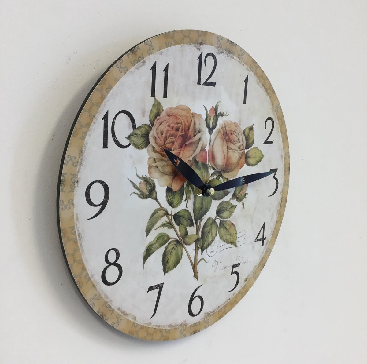 Horloge murale Provence Rose Vintage | bol.com