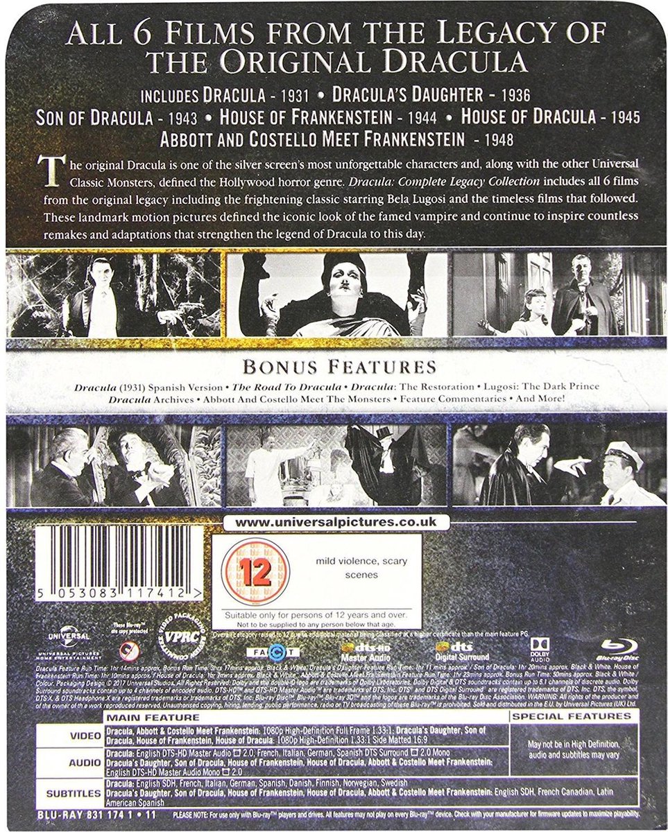 Dracula Legacy Collection (Blu-ray) | Dvd's | bol.com