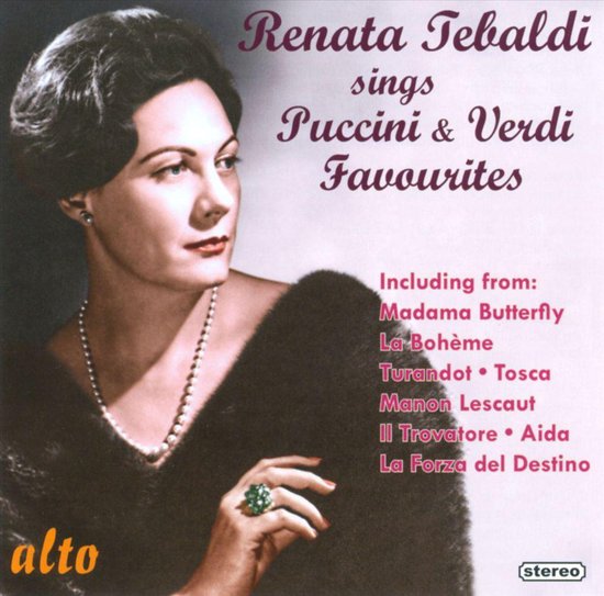 Renata Tebaldi Sings Puccini.Verdi (In Stereo), Tebaldi | CD (album ...