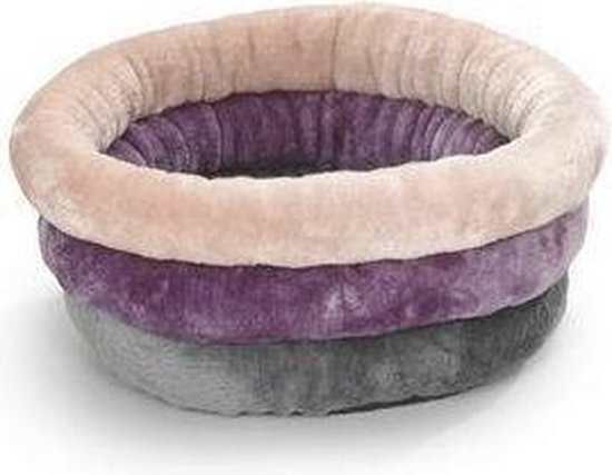 Pluche Kattenmand Huggy 40 x 40 x 18 cm - Roze | bol