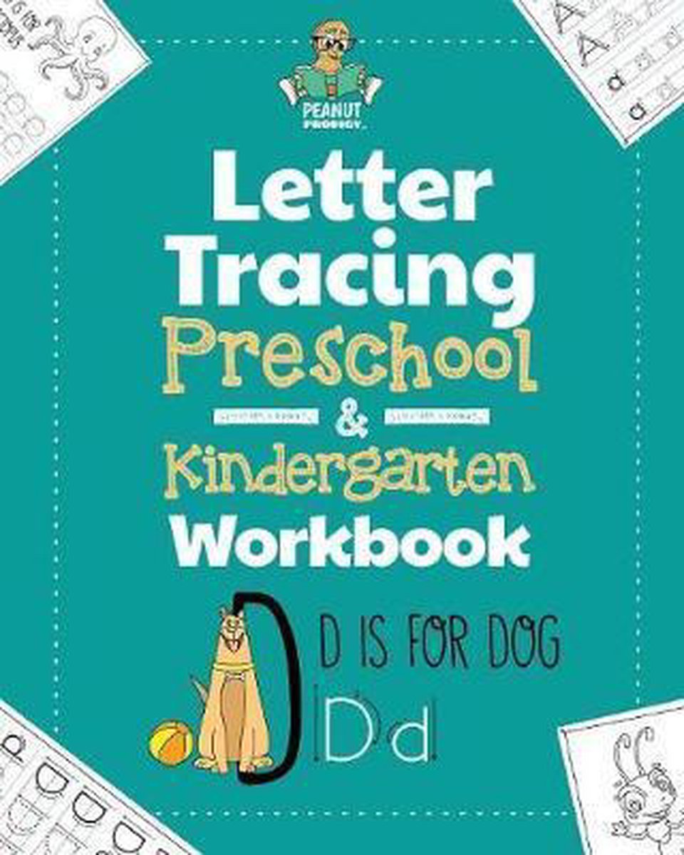 Letter Tracing Preschool & Kindergarten Workbook: Learning Letters 101, Peanut Prodigy... | bol.com