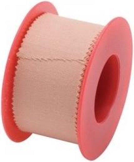 HEKA plast hechtpleister textiel ring 5 m x 2,5 cm - doos 12 rollen | bol