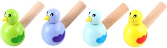 houten fluitje Vogel fluit groen - early learning | bol