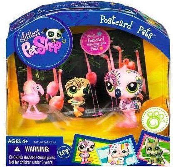 Littlest Pet Shop postcard pets - Flamingo | bol.com