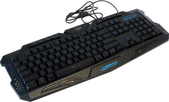 Gaming Keyboard Qwerty, USB, Mechanisch – Game toetsenbord met 3 ...