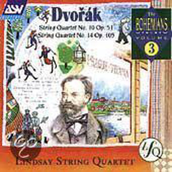 Dvorak: Quartets no 10 & 14 / Lindsay String Quartet, Antonin Dvorak | CD (album) | Muziek | bol.com