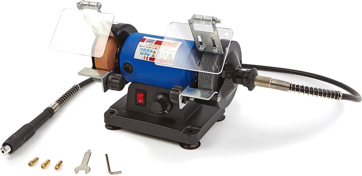 Slijpmachine en Polijstmachine 75 mm met Flexibele As | bol.com