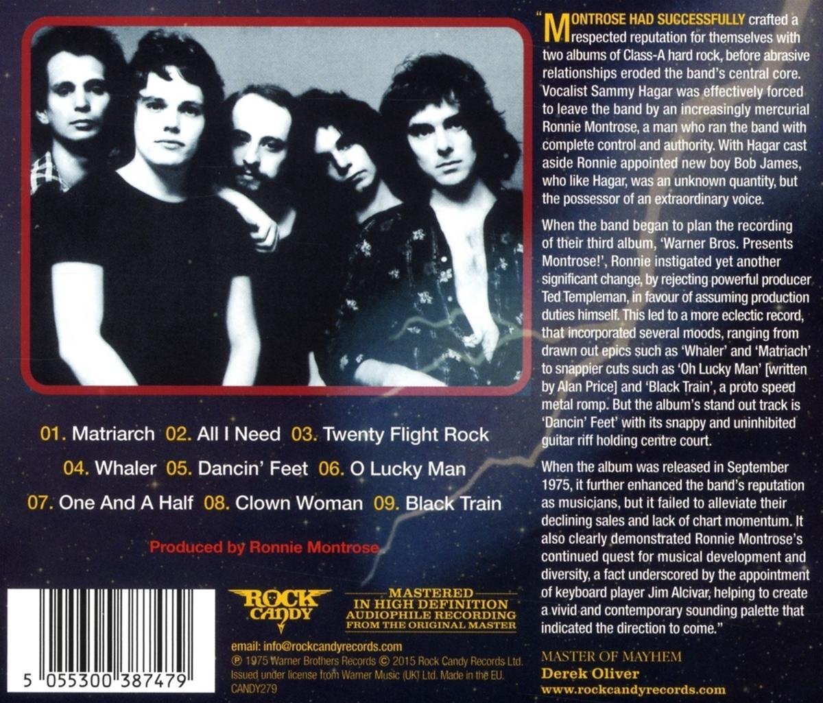 Warner Bros. Presents Montrose!, Montrose | CD (album) | Muziek | bol.com