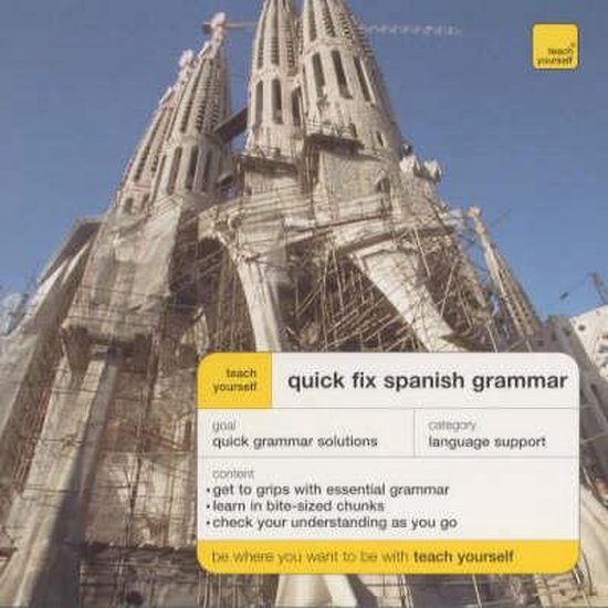 Quick Fix Spanish Grammar, Keith Chambers | 9780340860274 | Boeken | bol