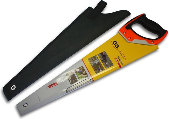 GS Houtzaag 500mm - Handzaag met gehard stalen zaagblad - incl ...