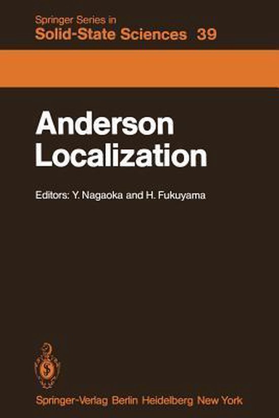 Anderson Localization | 9783642818431 | Boeken | bol.com