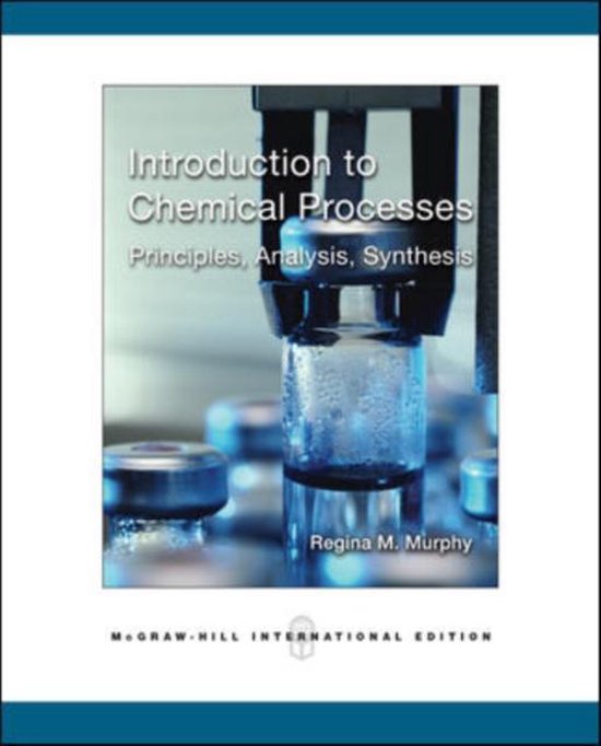 Introduction to Chemical Processes | 9780071254298 | Regina M Murphy ...