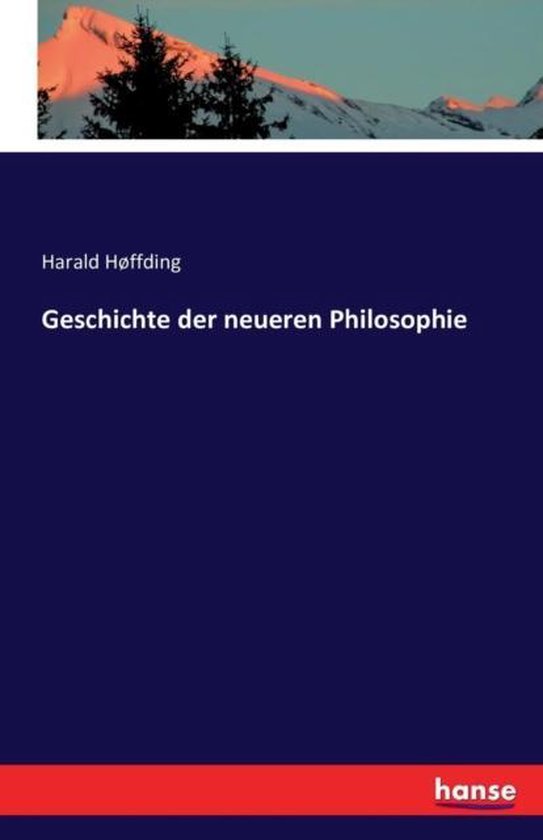 Geschichte der neueren Philosophie | 9783742812995 | Harald Hoffding ...