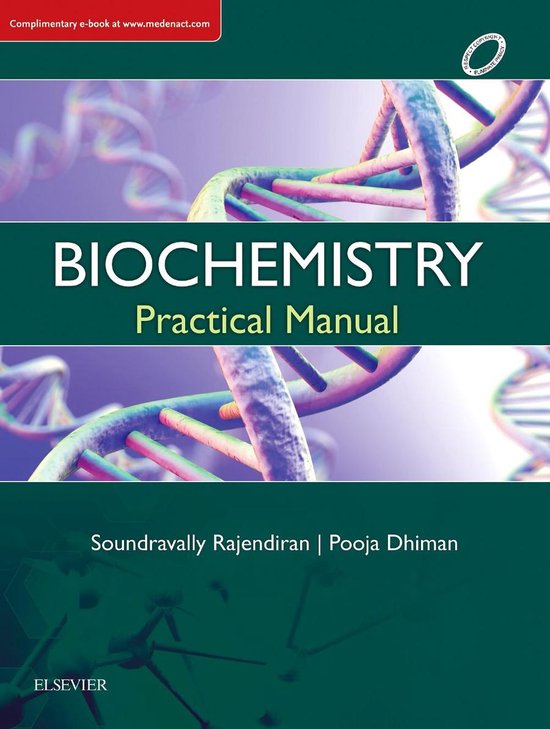 Biochemistry Practical Manual | 9788131253519 | Soundravally Rajendiran ...