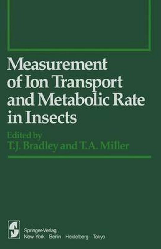Measurement of Ion Transport and Metabolic Rate in Insects ...