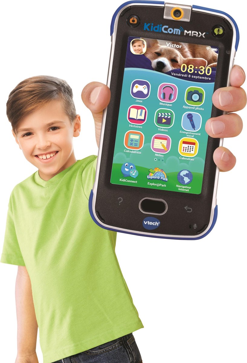VTech KidiCom Max Bleu | bol.com