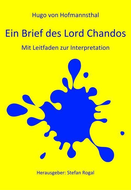Ein Brief des Lord Chandos (ebook), Hugo von Hofmannsthal ...