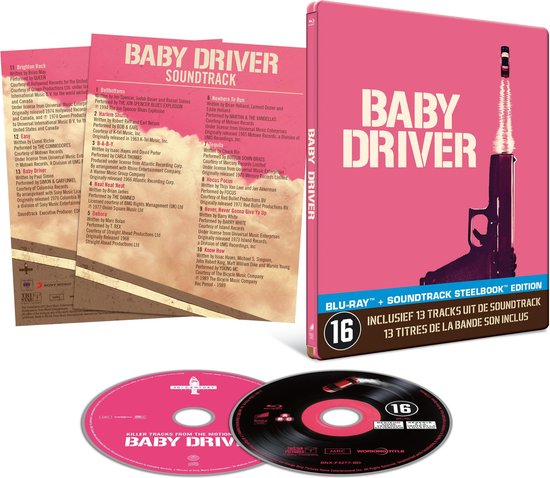 Baby Driver (Steelbook inclusief Soundtrack) (Blu-ray) (Blu-ray), Ansel ...