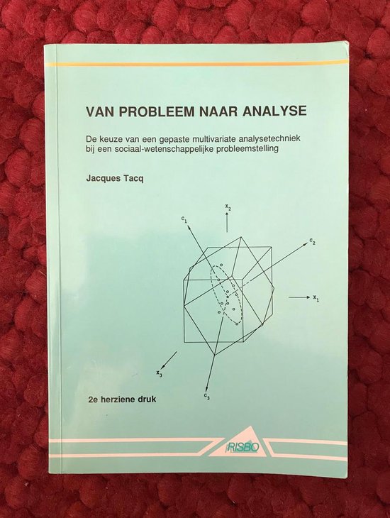 Van probleem naar analyse, Jacques Tacq | 9789072015723 | Boeken | bol