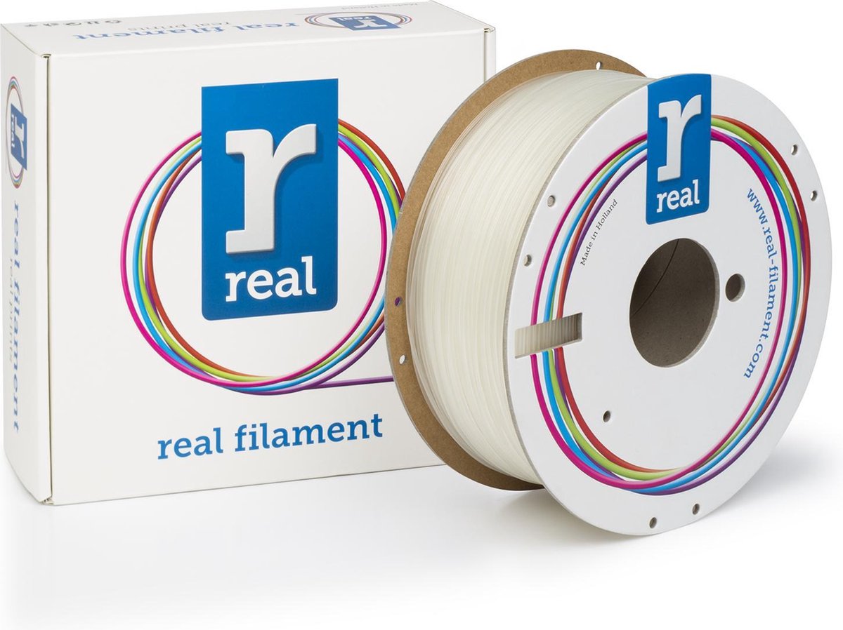 REAL PLA - Neutral/uncolored - spool of 1Kg - 1.75mm | bol.com