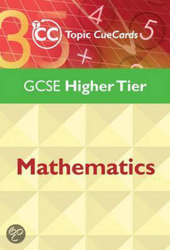 GCSE Mathematics Topic Cue Cards | 9781844895229 | J. Nicholson ...