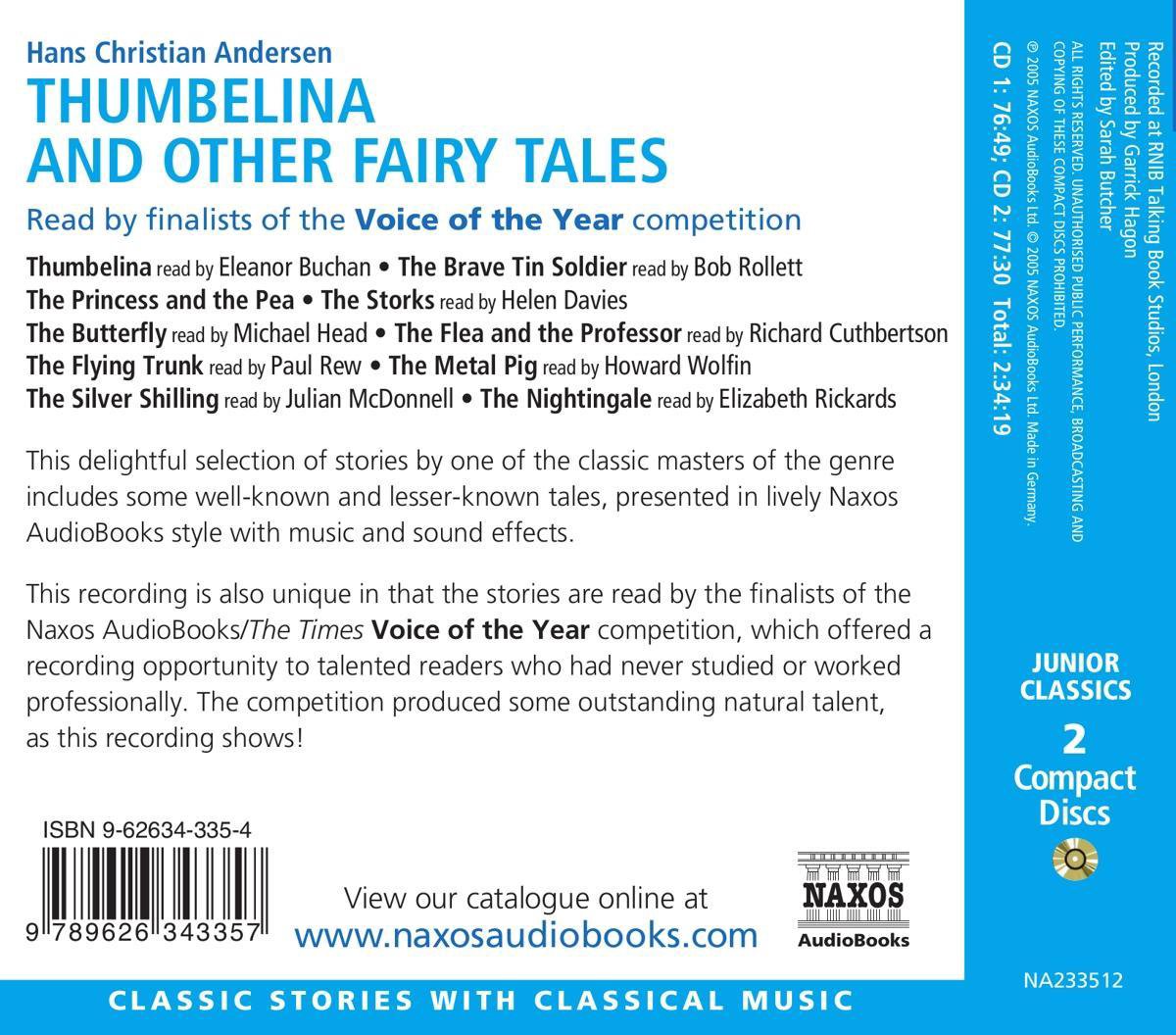 Thumbelina And Other Fairy Tales, Hans Christian Andersen ...