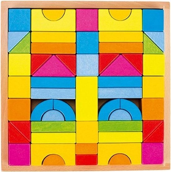 Goki Building blocks Rainbow | bol