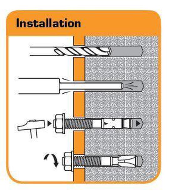 Spit Fix 3 M12 x 25/100 MT doorsteekanker 057471 100stuks | bol.com