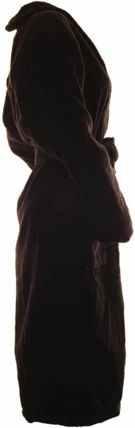 Bamboe sauna badjas - ochtendjas - duster - kamerjas zwart - dames ...