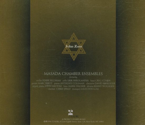 Bar Kokhba: Masada Chamber Ensembles, Masada Chamber Ensembles | CD (album) | Muziek | bol.com