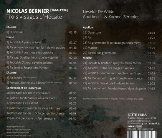 Liselot De Wilde, Apotheosis & Korneel Bernolet - Trois Visages D ...