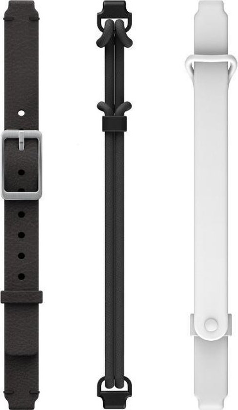 Misfit Ray Activity Tracker - Bandje 3-pack - Zwart/Wit/Zwart | bol.com