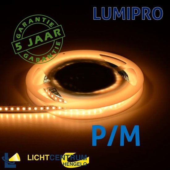 LUMIPRO LED-strip warm wit 28,8 watt | Per meter | bol.com